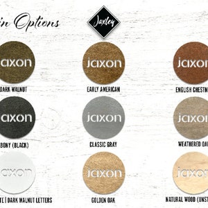 Stained Lettering Option - Etsy