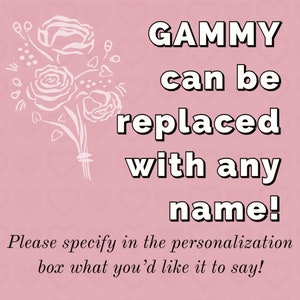 Gammy Mothers Day Gift | Gammy Sign | Gift for Gammy | Rustic Sign for ...