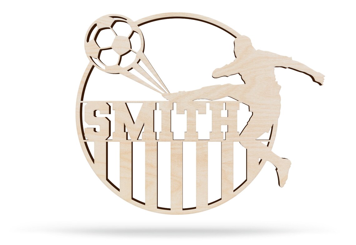 Personalized Soccer Name Sign: Wood Nursery Decor - Etsy