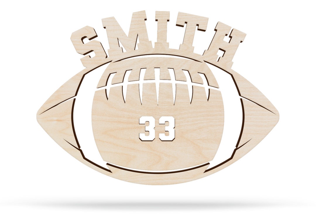 Football Sign, Football Name Sign, Nursery Decor, Kids Room Decor ...