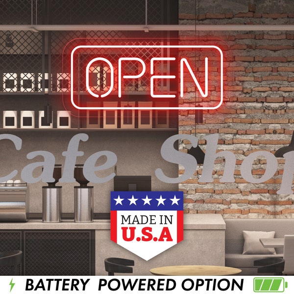 Lighted Open Sign - Etsy