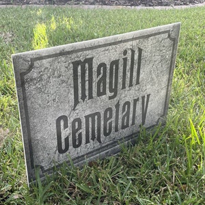 Halloween Tombstone Decoration | Custom Grave Yard Sign | Personalized ...