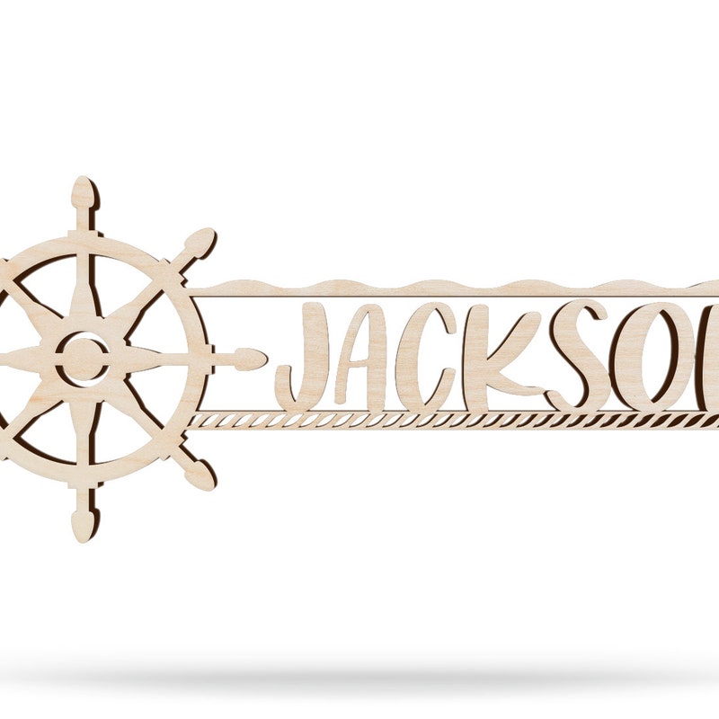 Nautical Nursery Name Sign - Etsy