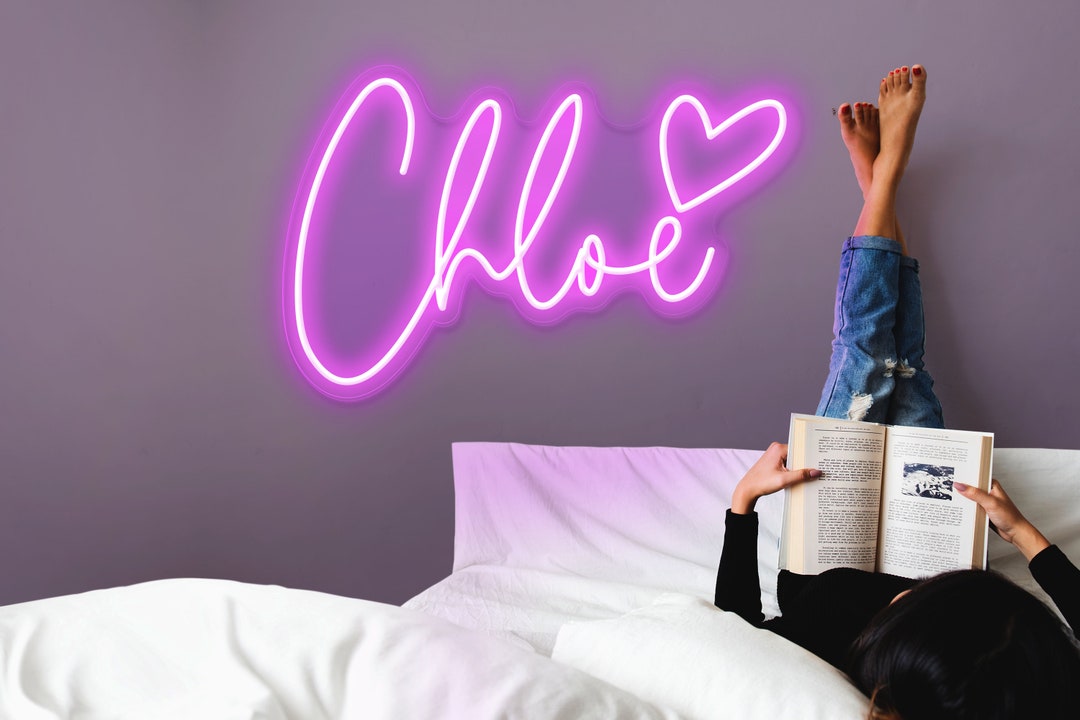 Custom Neon Name Sign Name Sign Nursery Sign Nursery - Etsy