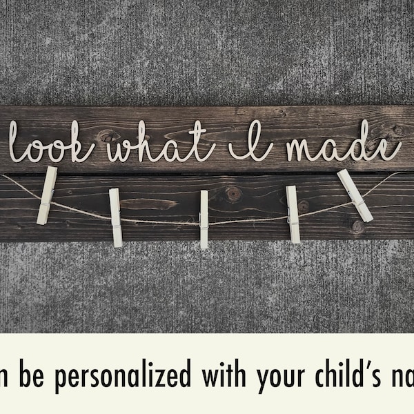 Look What I Made Sign - Etsy