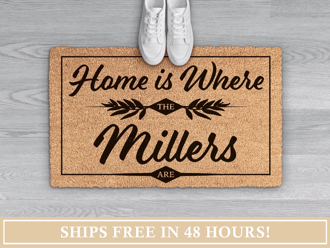 Custom Doormat | Personalized Housewarming Gift | Wedding Gift ...