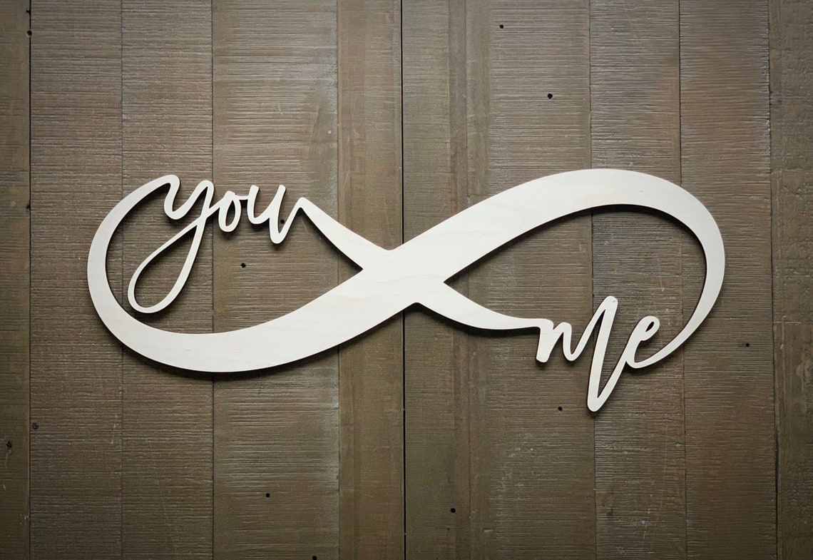 Personalized Valentines Day Gift / Infinity Symbol / You and - Etsy