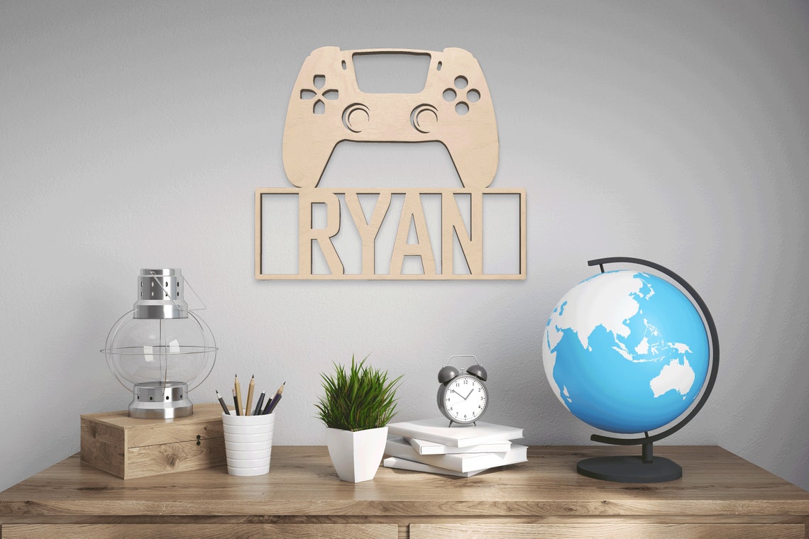 Gamer Name Sign Video Game Sign Kids Room Nursery Decor - Etsy