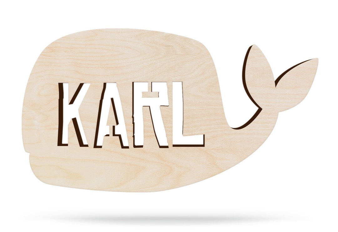 Animal Name Sign, Ocean Themed Nursery Sign, Nursery Name Sign, Baby ...