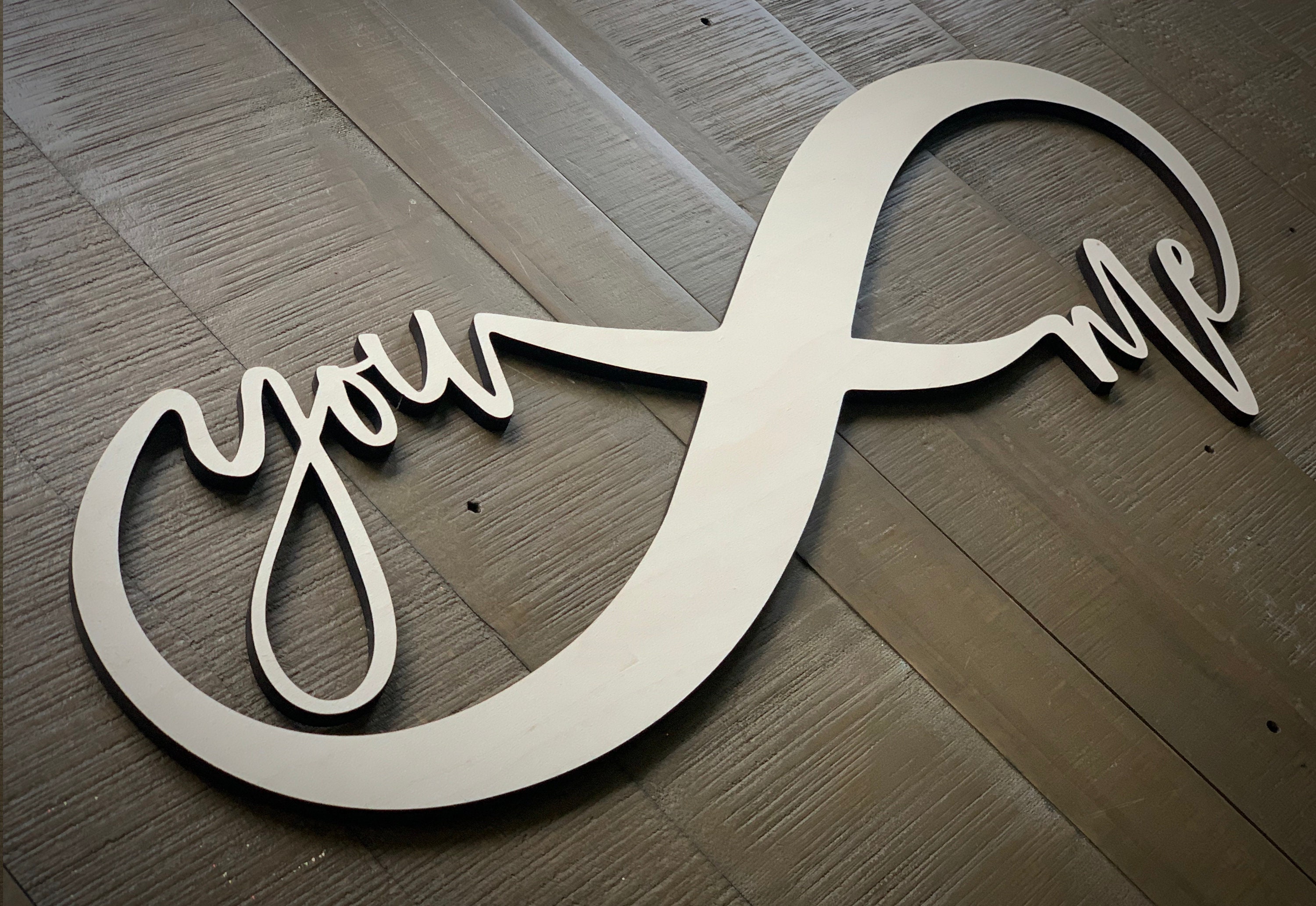 Personalized Valentines Day Gift / Infinity Symbol / You and - Etsy