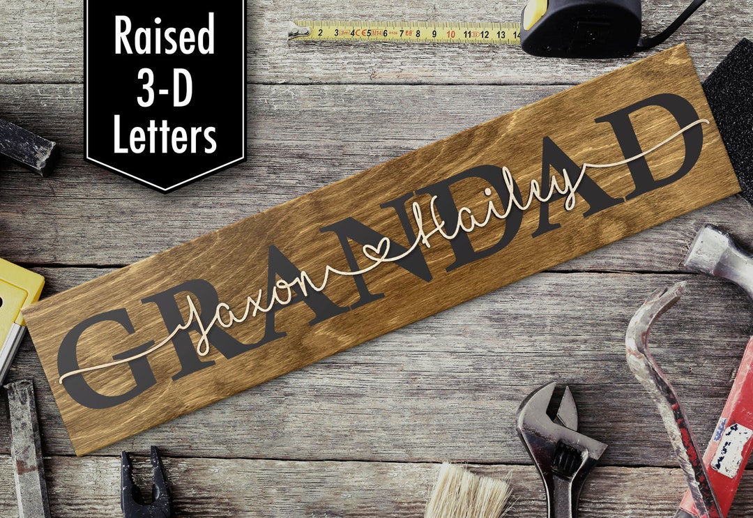 Personalized Grandad Fathers Day Gift / Father's Day Gift / Grandad ...