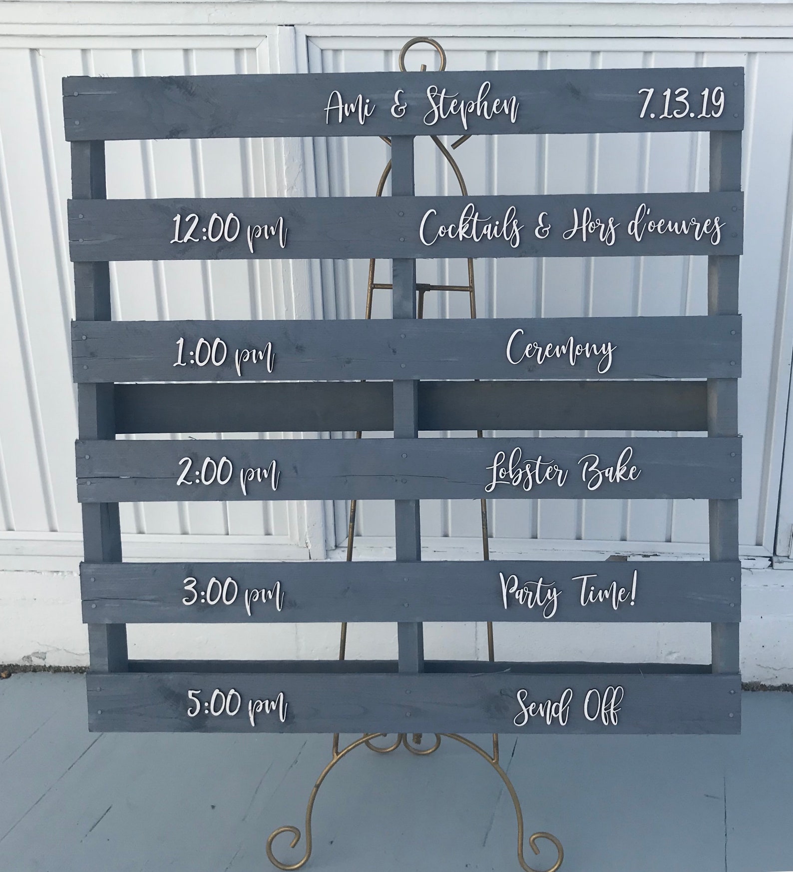 DIY Wedding Decor / Alternative Wedding Program Sign / Bridal - Etsy