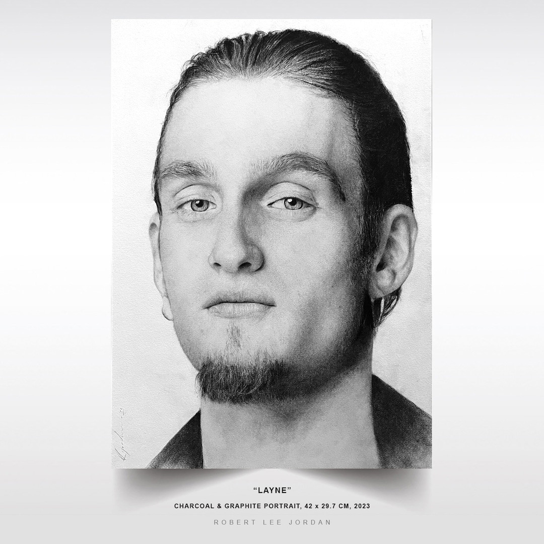 Original Pencil Art 'LAYNE' - Layne Staley Alice in Chains - Original ...