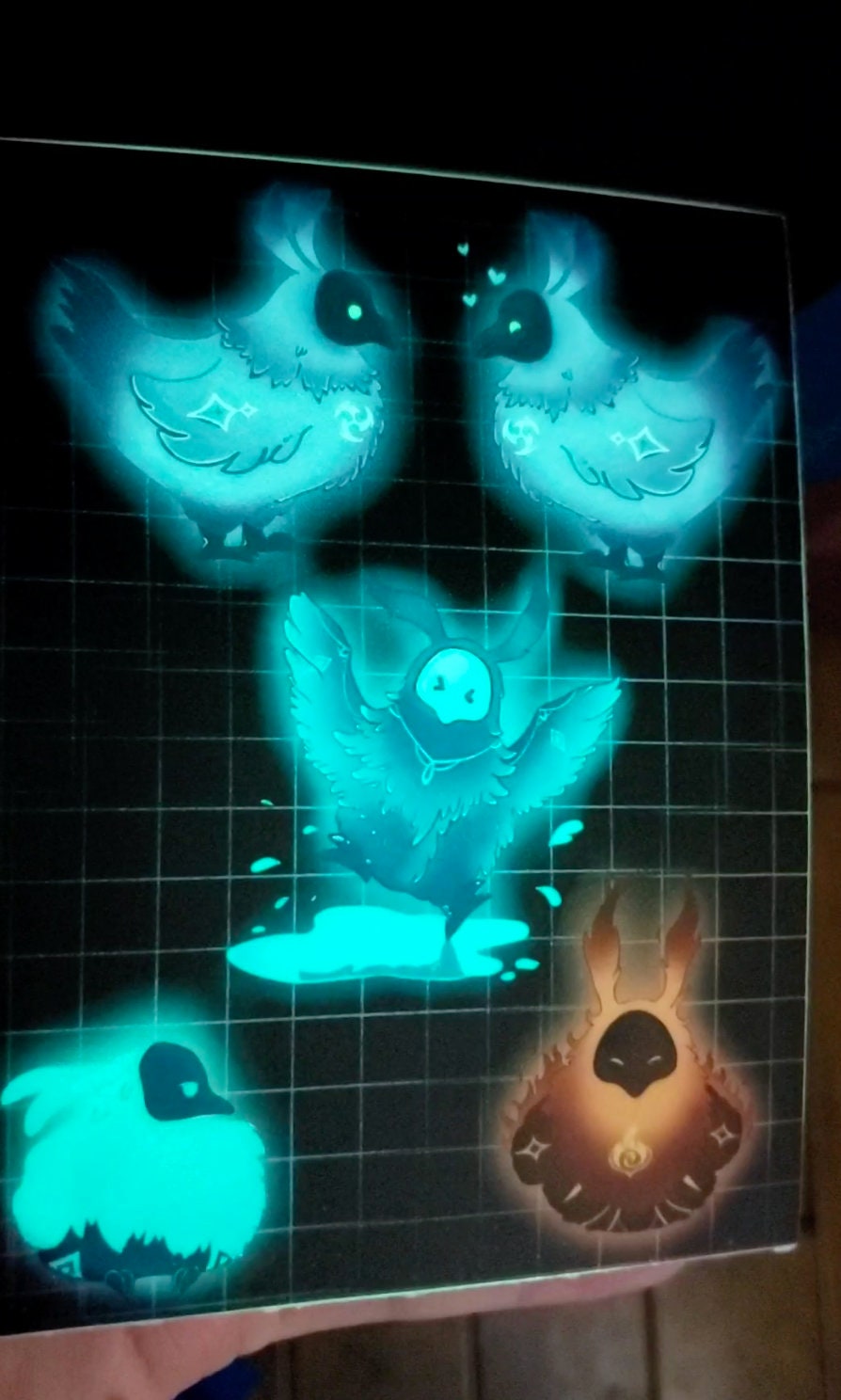 Genshin Abyss Chicken Sticker Sheet - Etsy