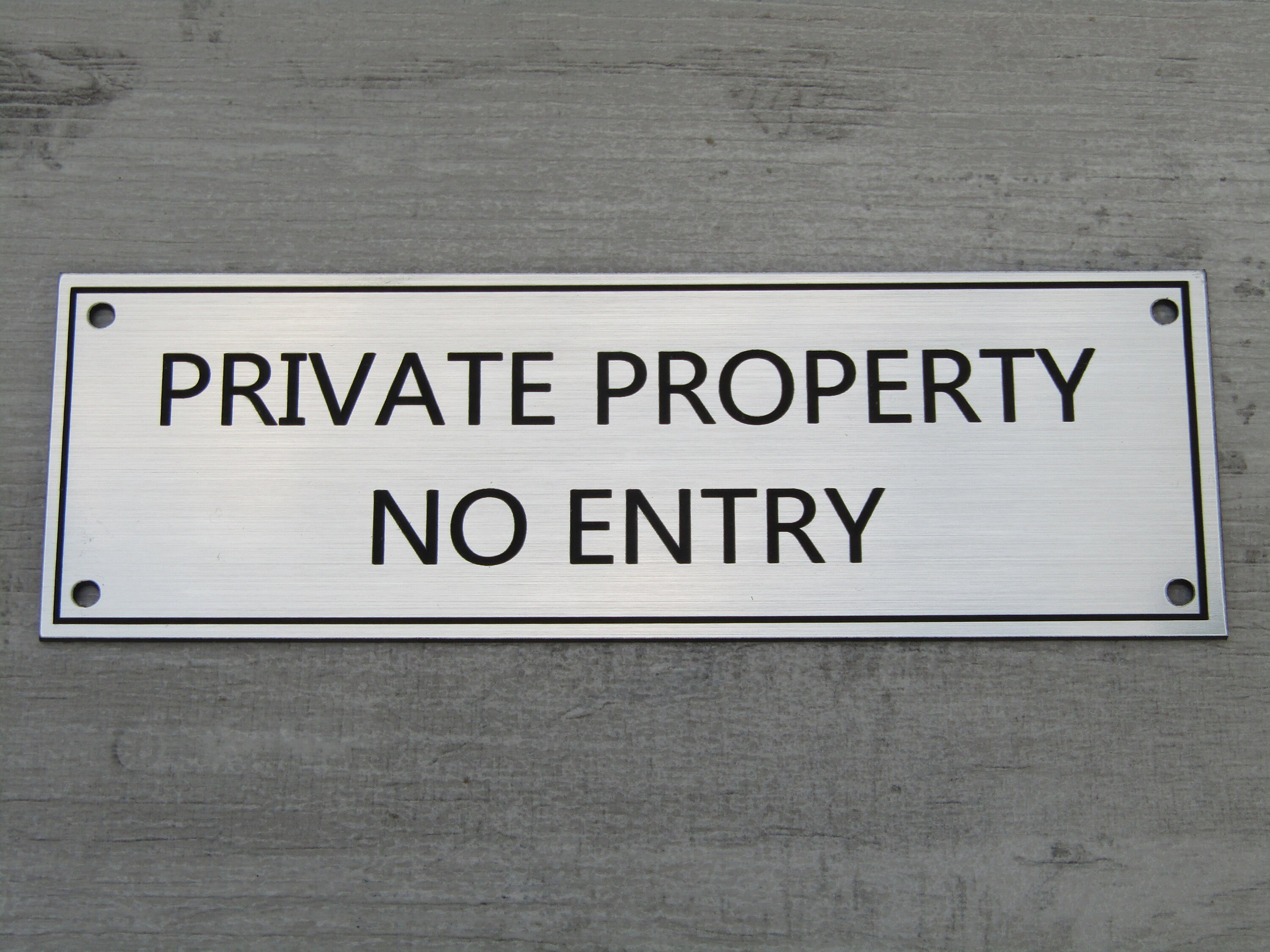 Private Property No Entry Gate Sign - Etsy UK