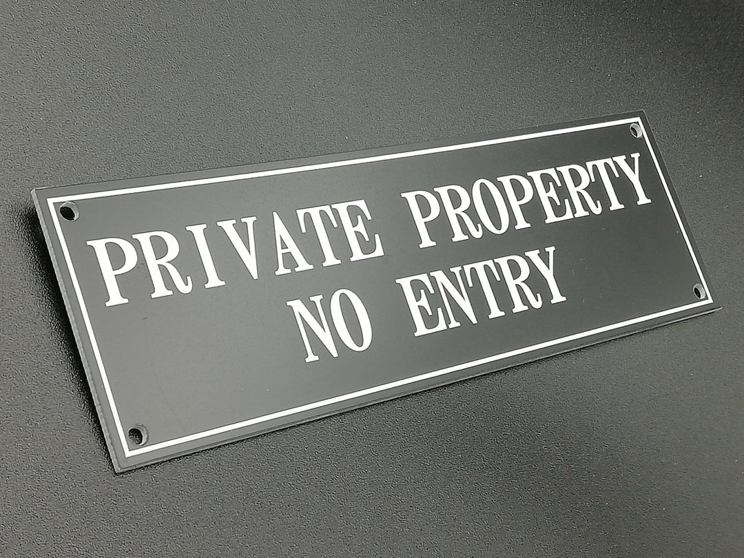 Private Property Gate Sign - Etsy UK