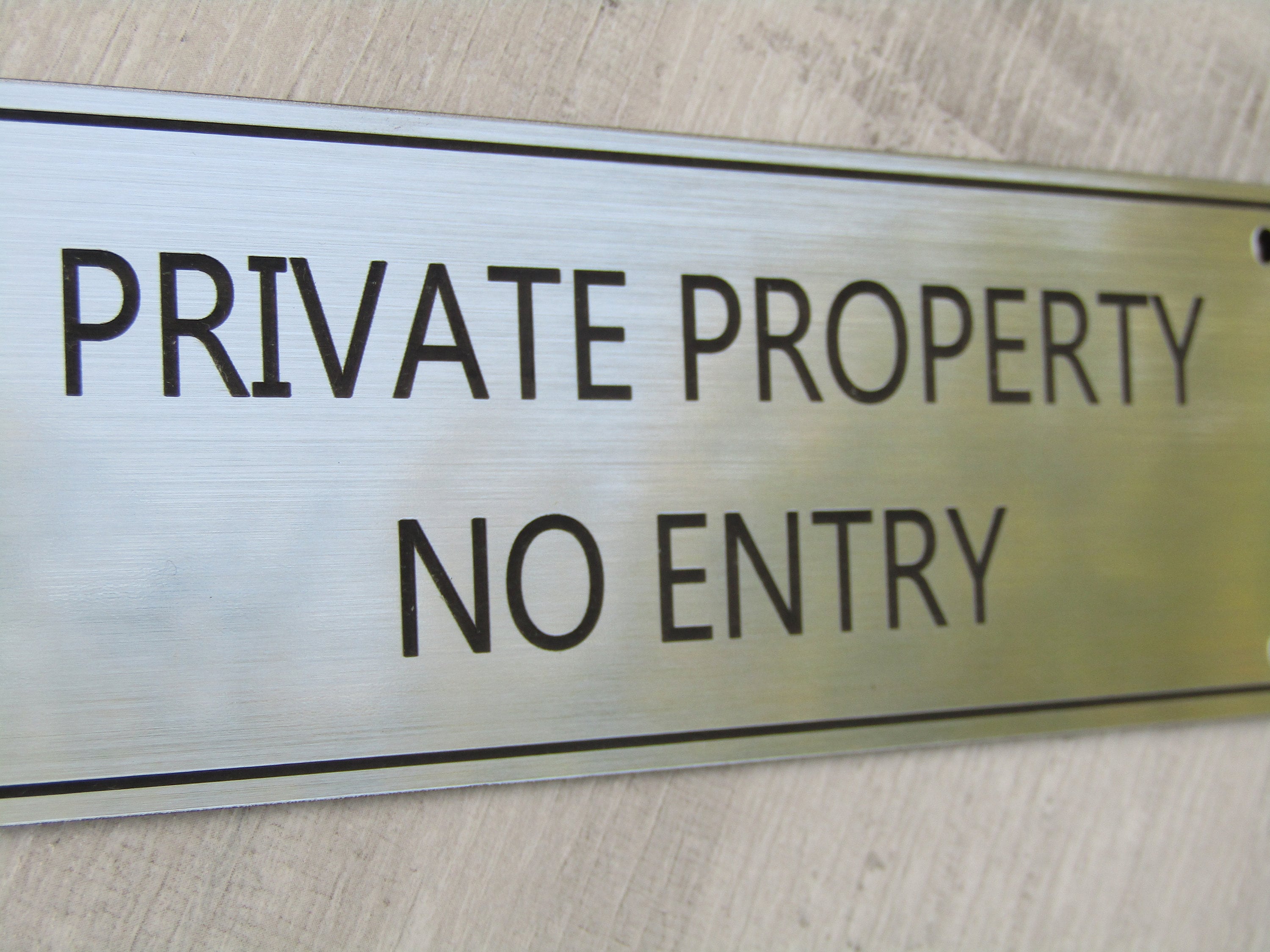Private Property No Entry Gate Sign - Etsy UK