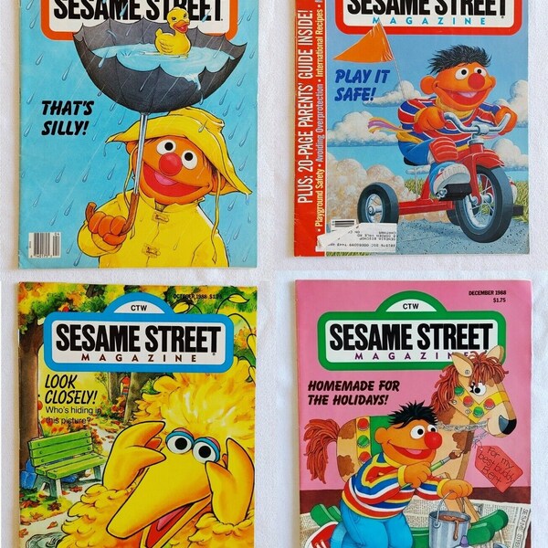 Sesame Street Magazine - Etsy