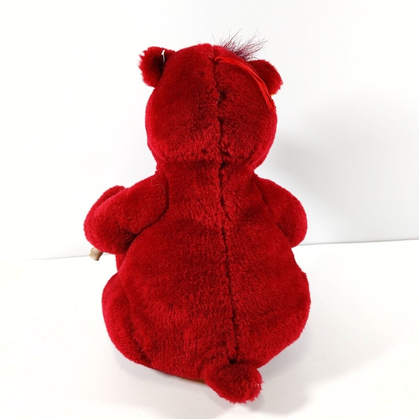 Vintage NANCO Plush Bear Tootsie Roll Pop Raspberry 1999 Advertising ...