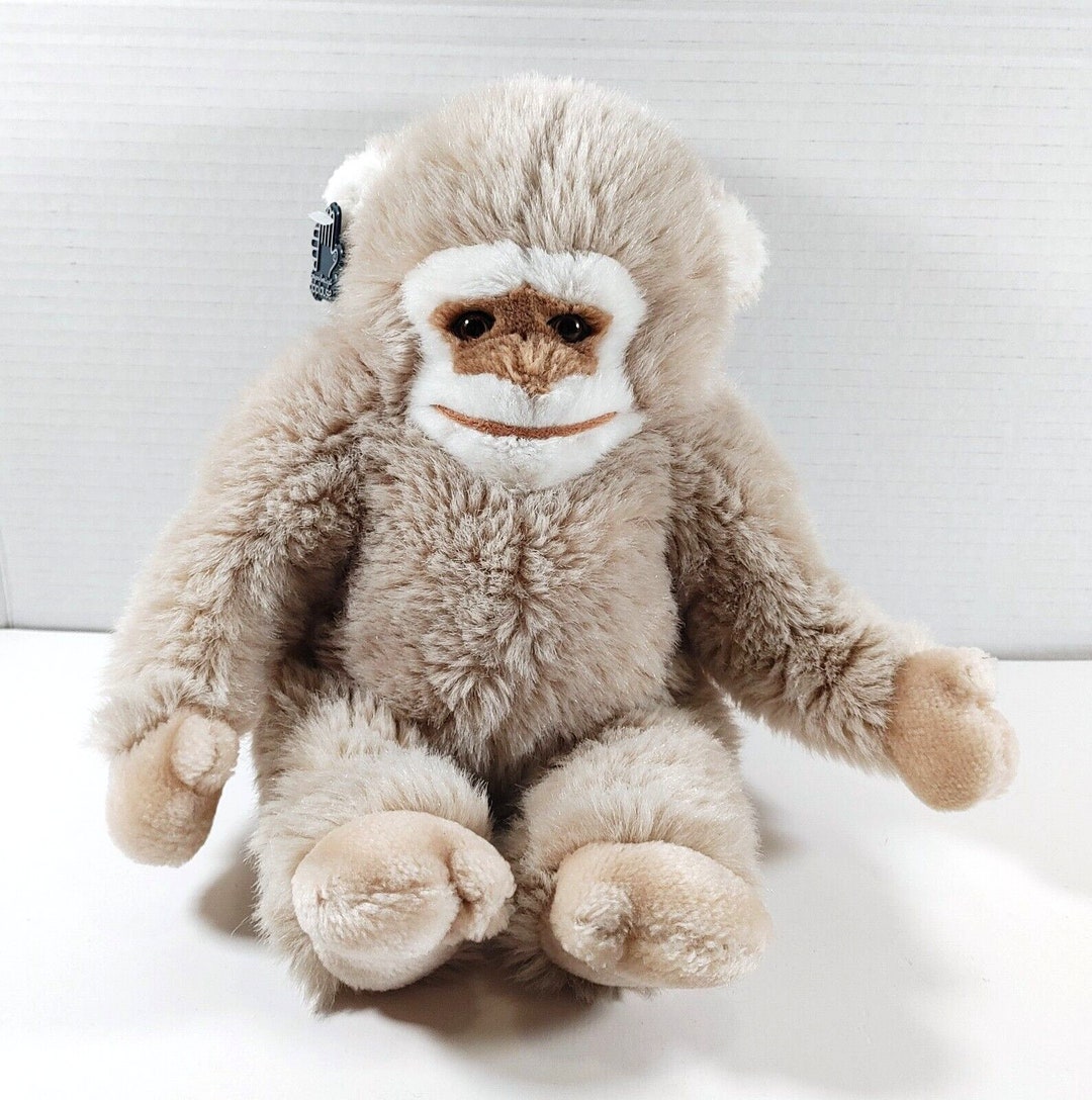 Vintage Applause Flat Face Monkey Plush 14" Stuffed Animal - Etsy