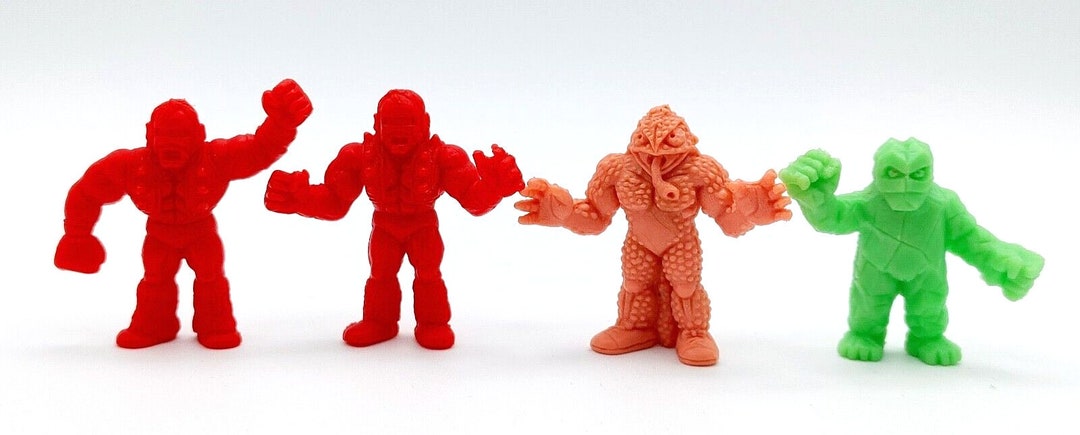 M.U.S.C.L.E. Mini Figure Mattel Muscle Men Kinnikuman Lot of 4 Vintage ...