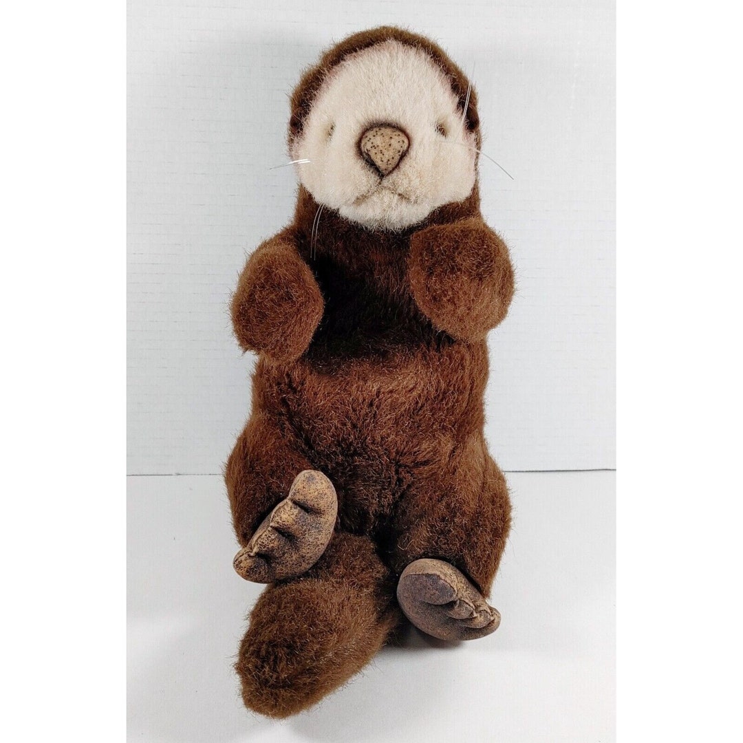 Dakin Brown Ollie Sea OTTER Hand Puppet Plush Stuffed RARE 1995 - Etsy