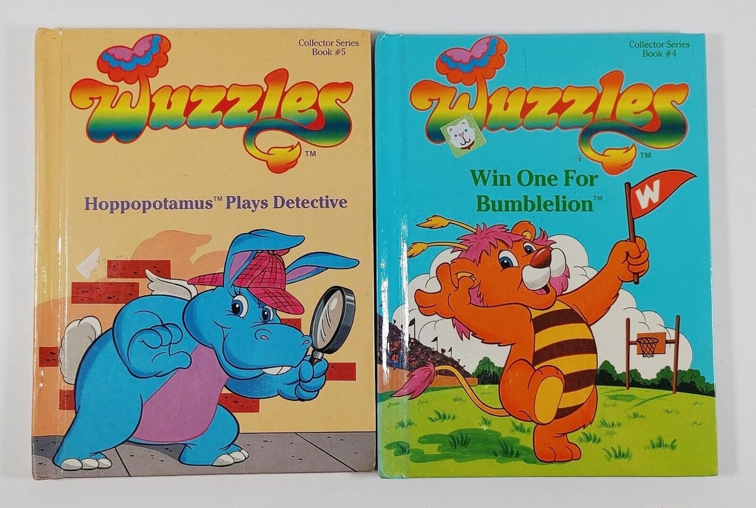 Hasbro Wuzzles Book Lot of 2 Vintage #4,5 Hardcover Books 1984 - Etsy