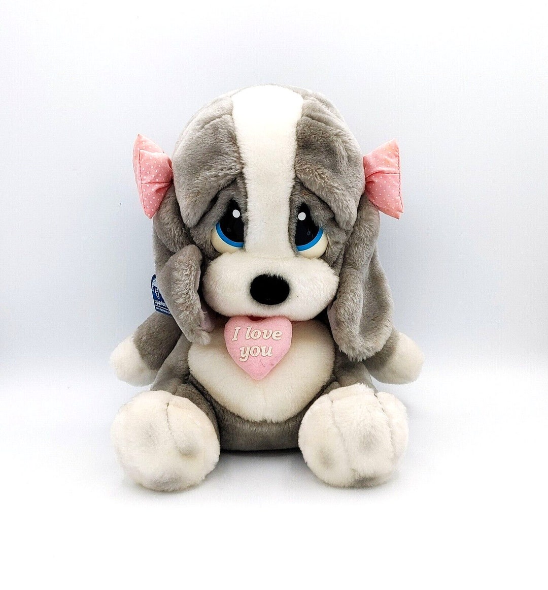 Sad Sam HONEY I Love You Plush Hound Dog Vintage Applause Plush 14 - Etsy