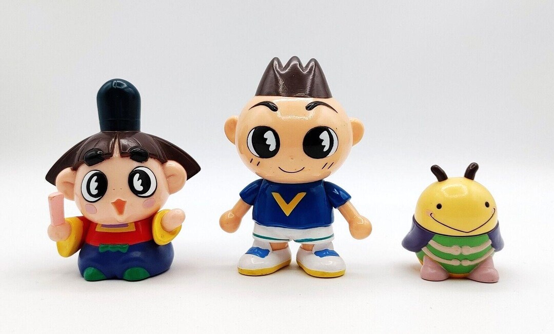 1999 Ojarumaru Figures Lot of 3 Bandai Japan Cartoon 2 3.5 Vintage ...