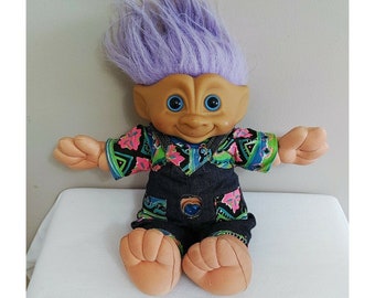 Purple Hair Troll | Etsy