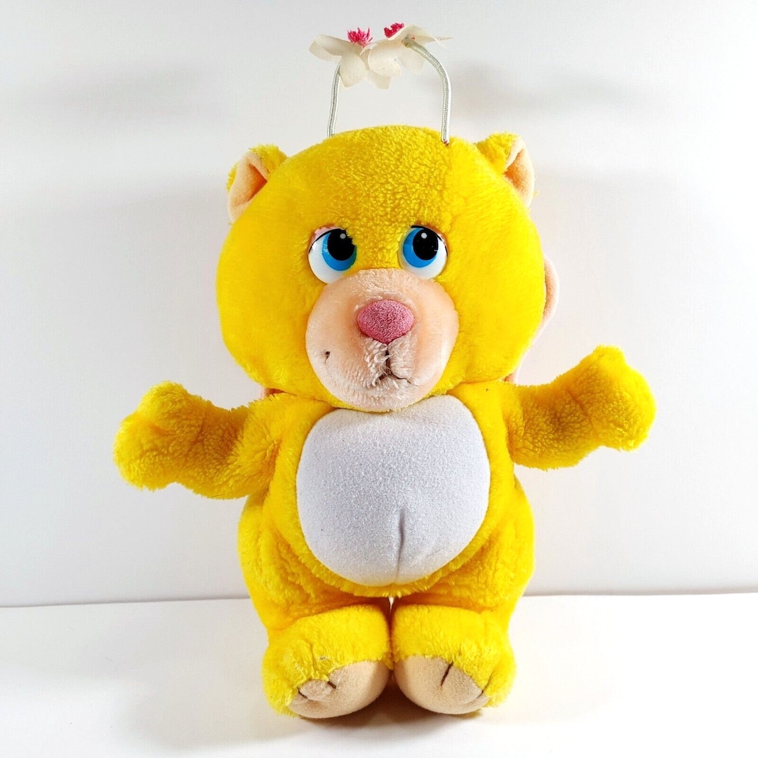 Vintage 1984 Disney Hasbro Softies Wuzzles Yellow Butter Bear Wings ...