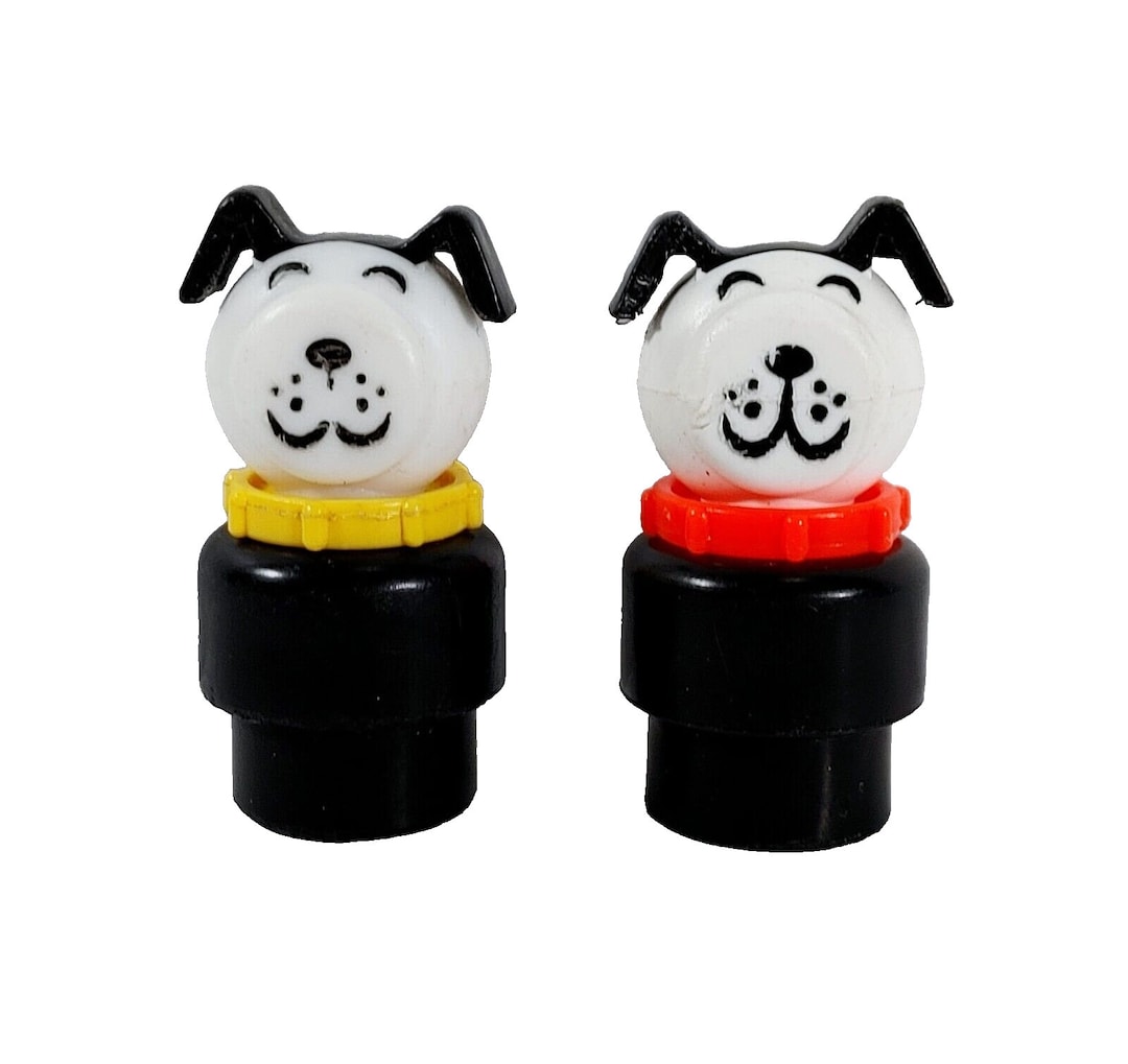 Vintage 70s Fisher Price Little People Dogs Sets of 2 - Etsy
