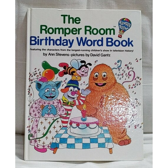 The Romper Room Birthday Word Book Ann Stevens David Gantz - Etsy