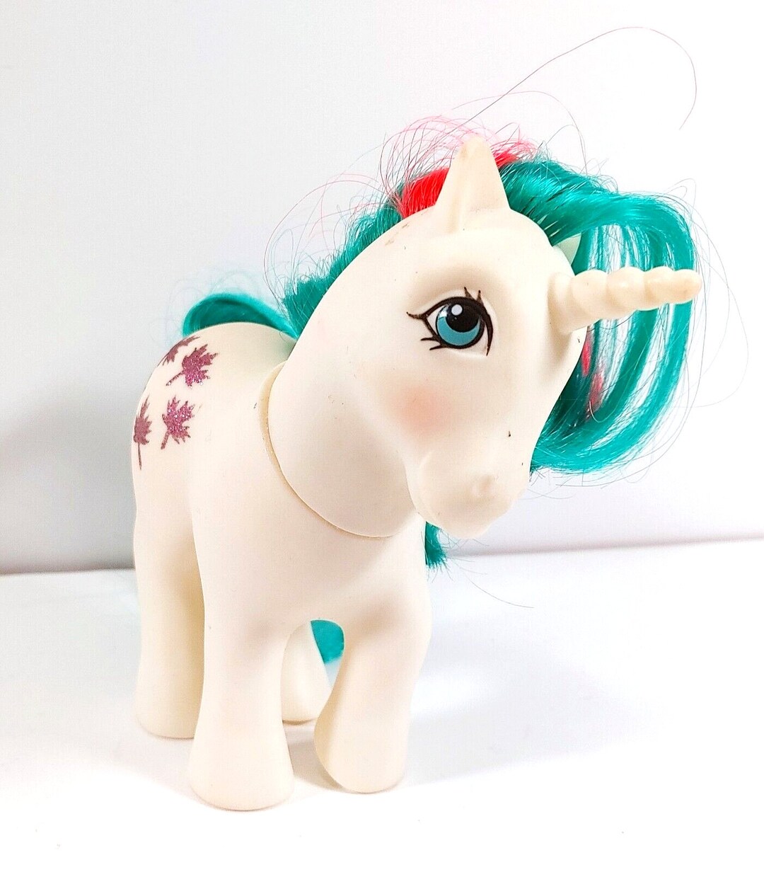 Vintage My Little Pony MLP G1 GUSTY Unicorn White 1984 Glitter Maple ...