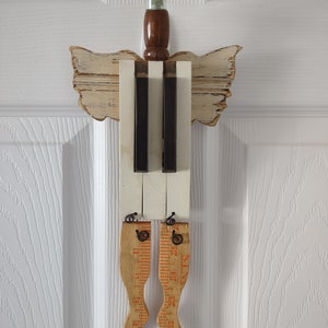 Music Lover Handcrafted Upcycled Vintage Piano Key Angel - Etsy