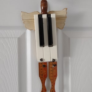 Music Lover Handcrafted Upcycled Vintage Piano Key Angel - Etsy