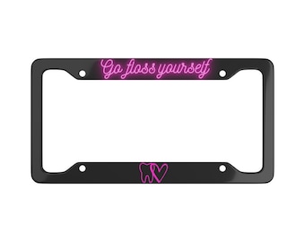 Dental License Plate Frame - Etsy