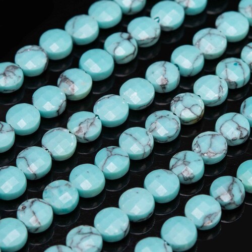 Genuine Natural Aqua Blue Turquoise Loose Beads Round Tube - Etsy