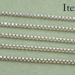 12 Inches / 1 FT Sterling Silver Chain for Jewelry Making - Cable Chain ...