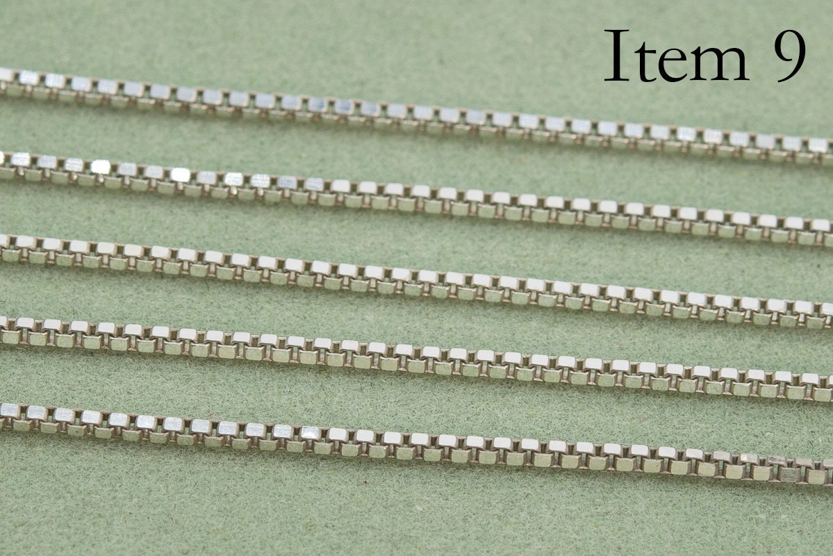 12 Inches / 1 FT Sterling Silver Chain for Jewelry Making | Etsy