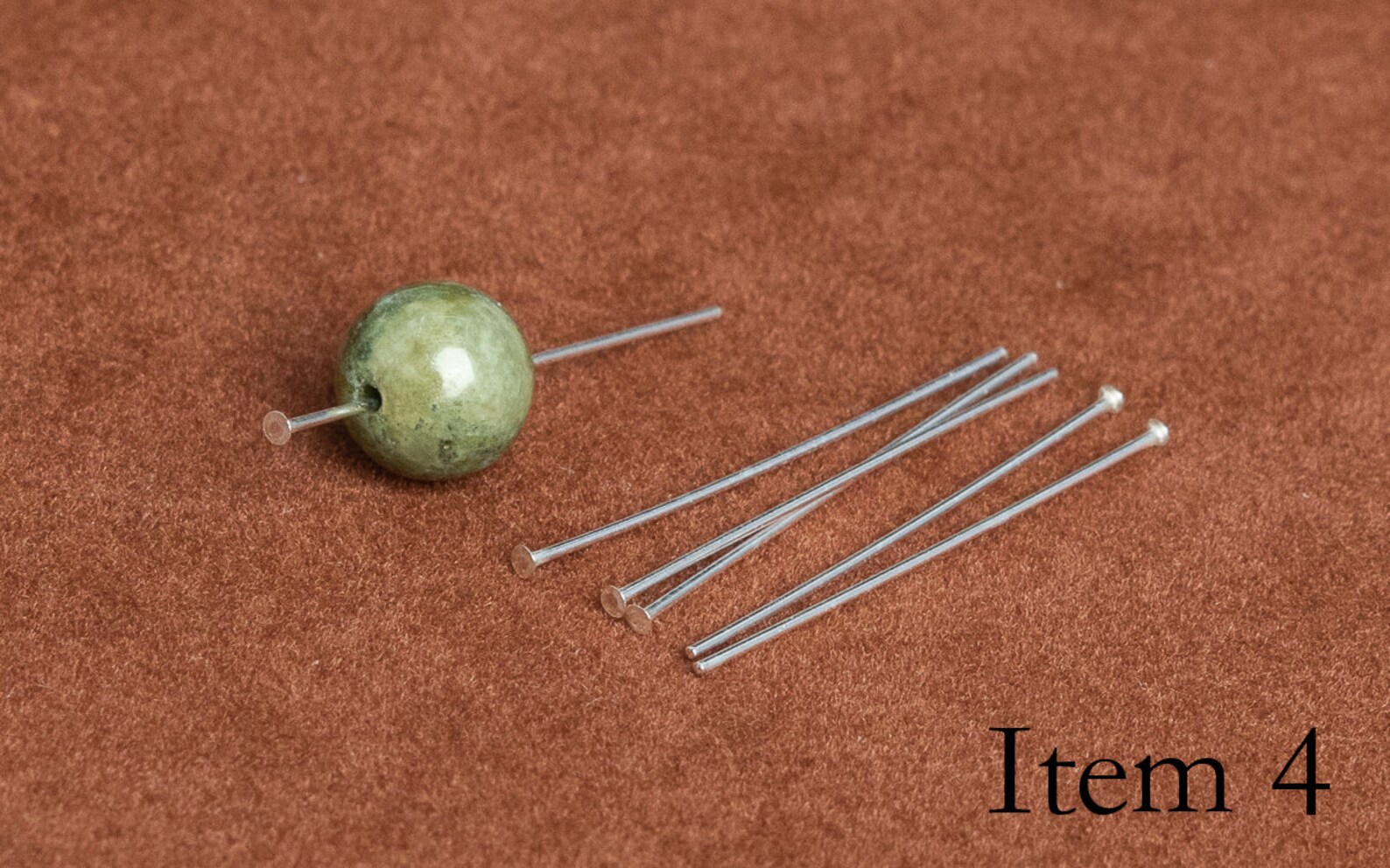 10 Pcs Head Pin 925 Sterling Silver DIY Jewelry Making - Ball End ...