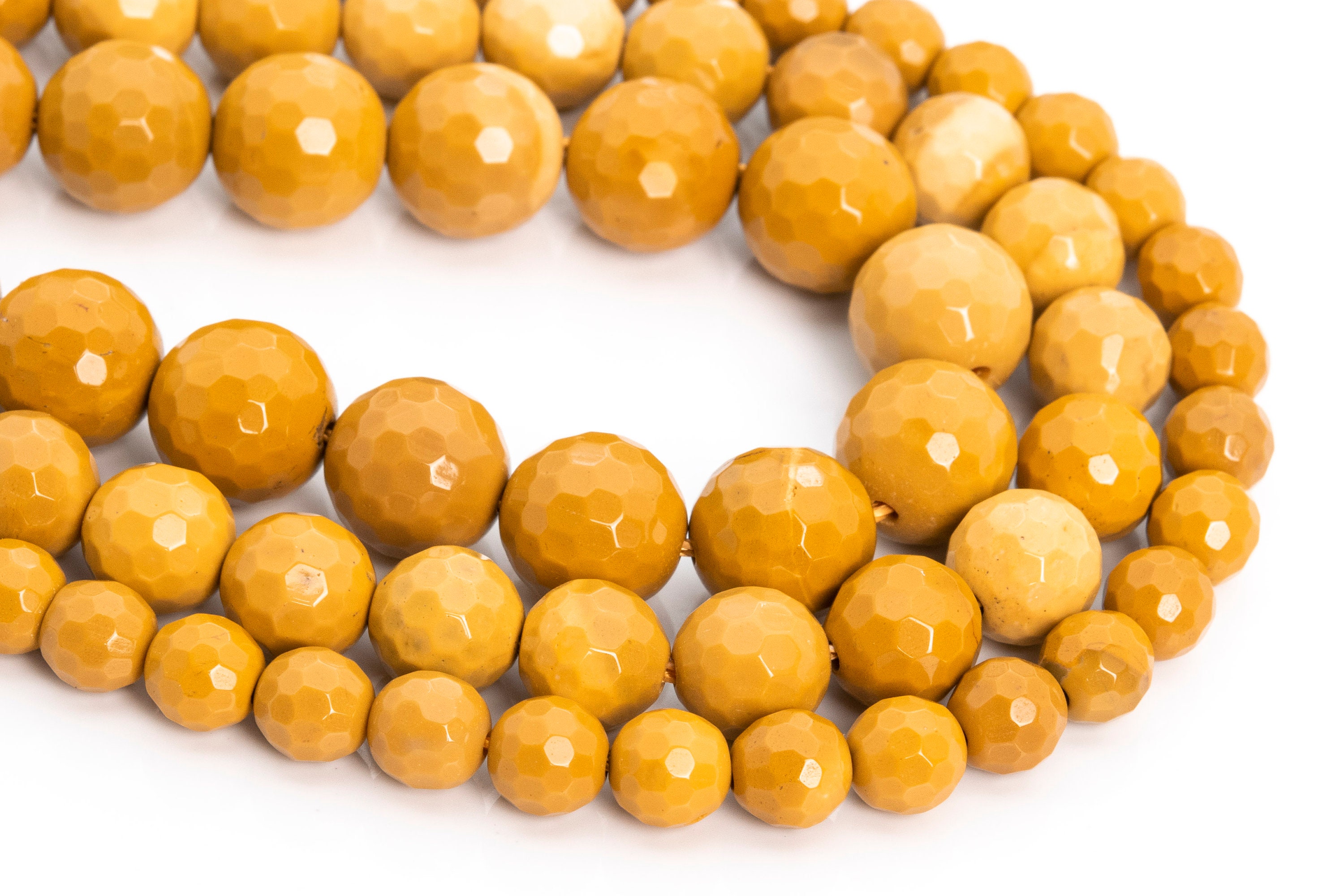 Genuine Natural Yellow Mookaite Loose Beads Micro Faceted - Etsy