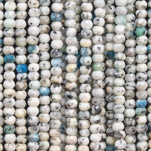 Genuine Natural Blue K2 Stone Loose Beads Pakistan Grade AAA Faceted ...
