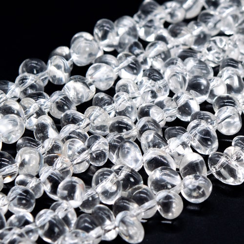Genuine Natural Crystal Clear Quartz Loose Beads Grade AAA - Etsy