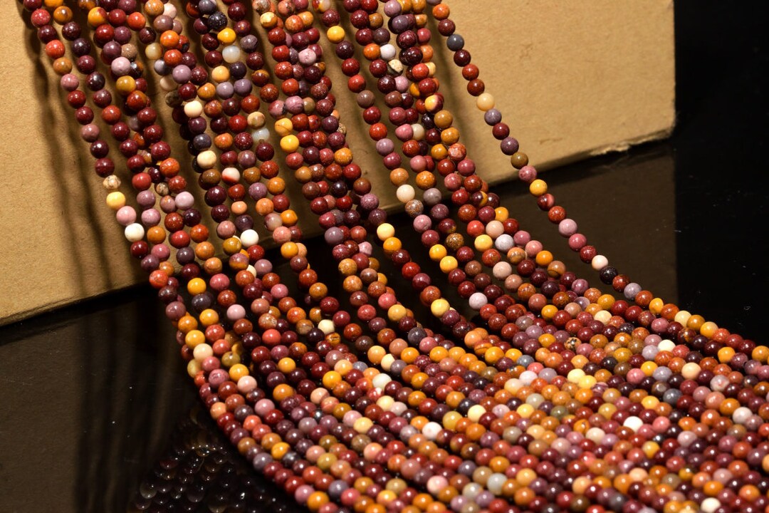 Genuine Natural Red Mookaite Loose Beads Round Shape 3mm 4mm - Etsy