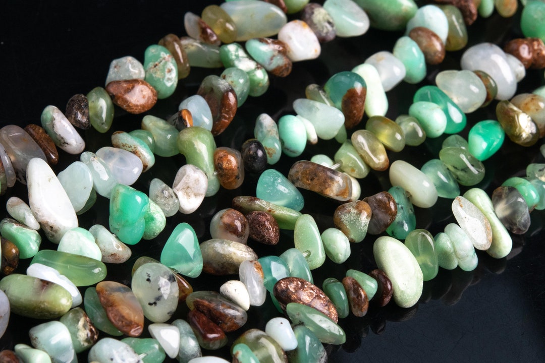 Genuine Natural Chrysoprase / Australian Jade Loose Beads Grade AAA ...