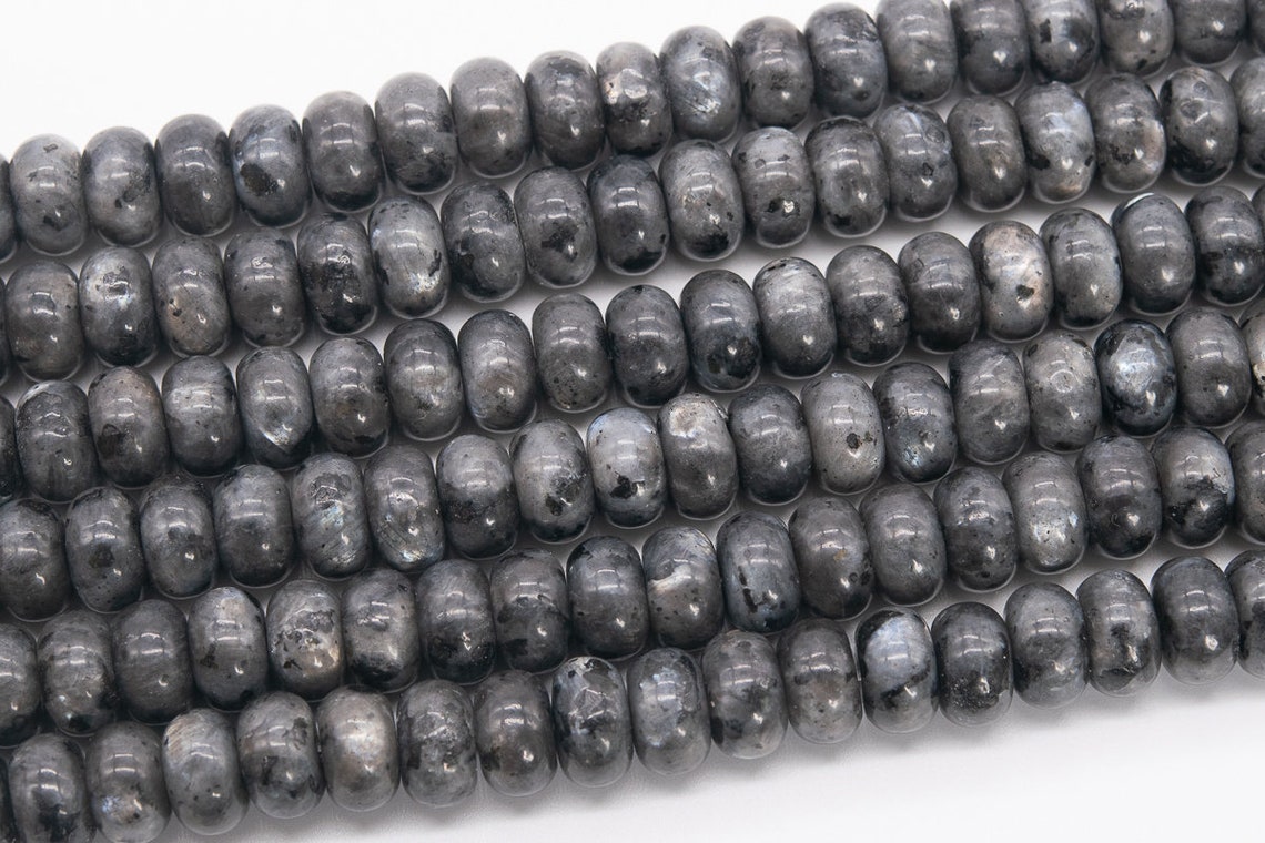 Genuine Natural Black Labradorite Larvikite Loose Beads - Etsy