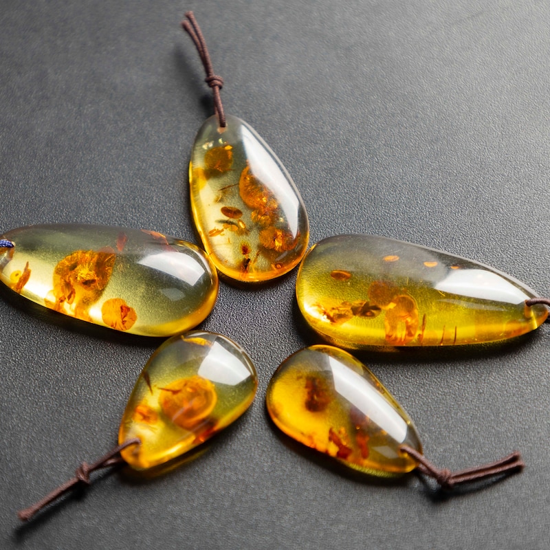 Amber Pendant - Etsy