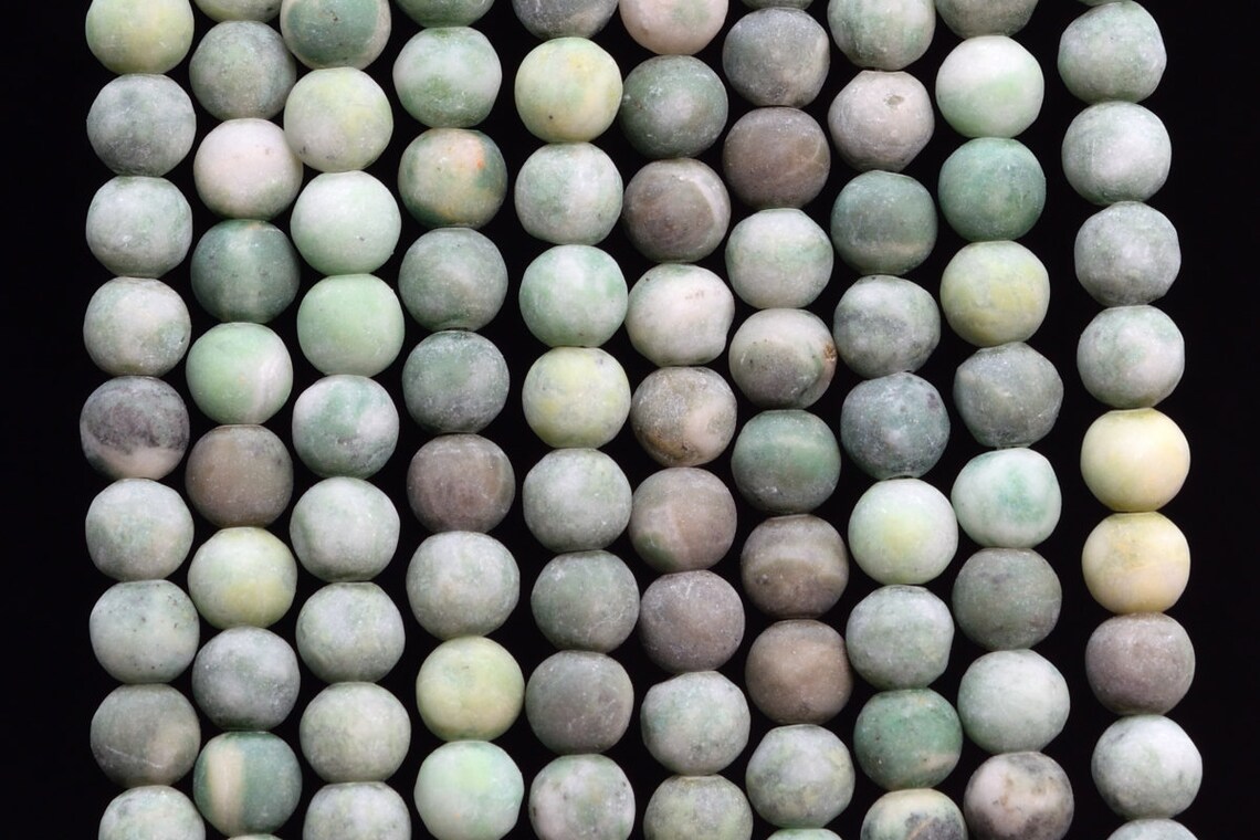 Genuine Natural Matte Qinghai Jade Loose Beads Round Shape 4mm - Etsy