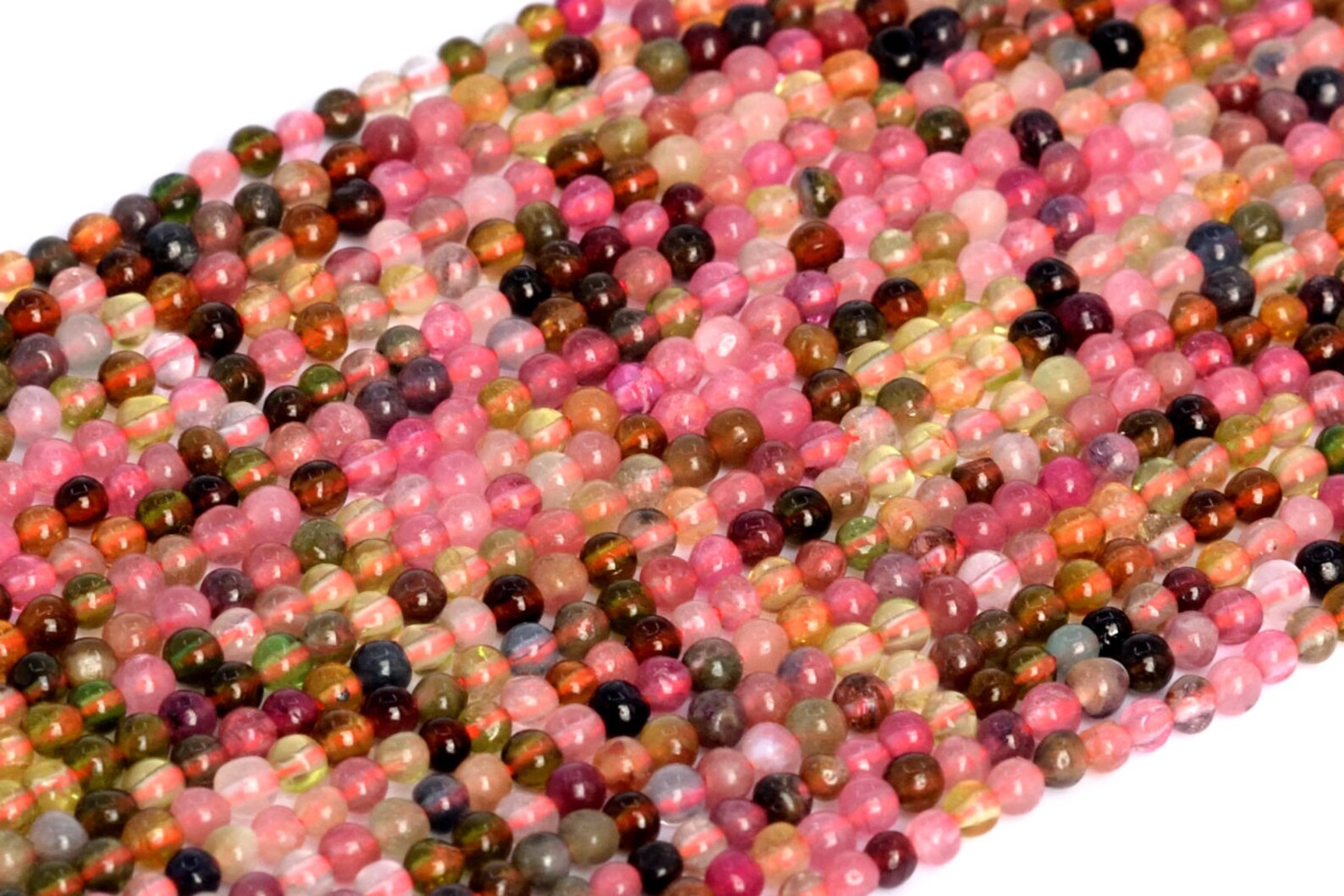 Genuine Natural Multicolor Tourmaline Loose Beads Grade A - Etsy